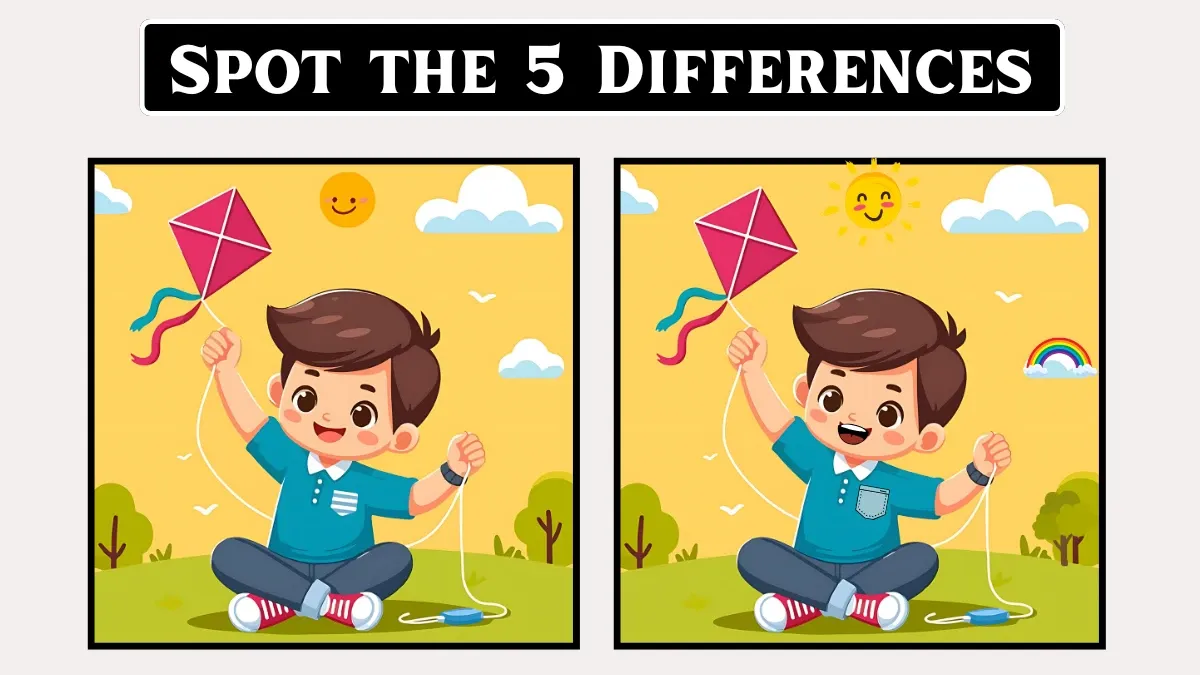 Only 1 Percent Can Spot These 5 Differences in 10 Seconds – Are You One ...